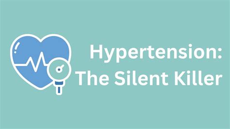 Hypertension The Silent Killer Youtube