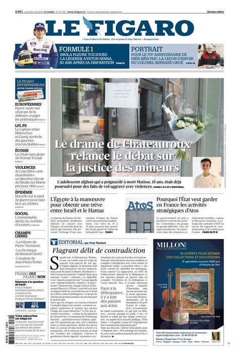Le Figaro édition Numérique Du 30 Avril 2024