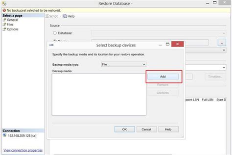 Restore SQL Server Database On Linux From Backup On Windows