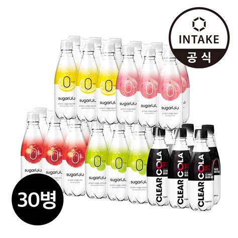 슈가로로 무 배임박특가 슈가로로 무설탕 제로탄산 5종 Set 총 30병 인테이크 공식 브랜드스토어 위시버킷