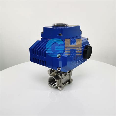 Q911f 16p Dn65不锈钢三片式电动内螺纹球阀 工恒阀门 上海有限公司｛工匠精神、品质永恒｝