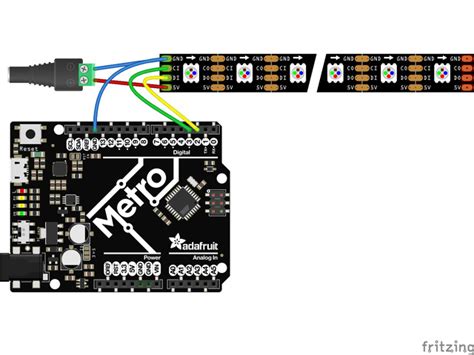 Arduino Wiring 12mm Led Pixels Adafruit Learning System