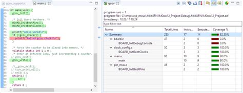 Gcov With Embedded Target Mcu On Eclipse
