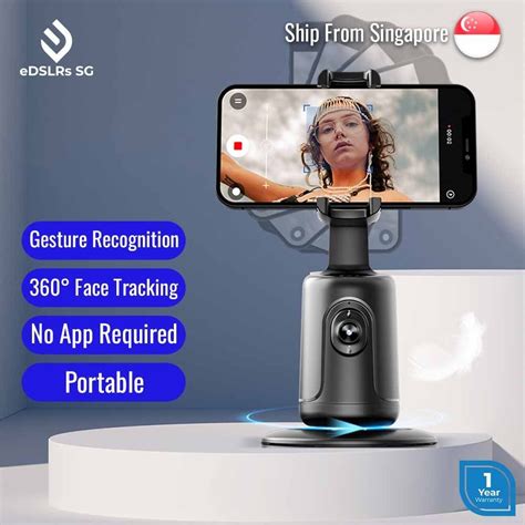 EDSLRs P01 360 Degree Smart AI Face Tracking Smartphone Mobile Holder