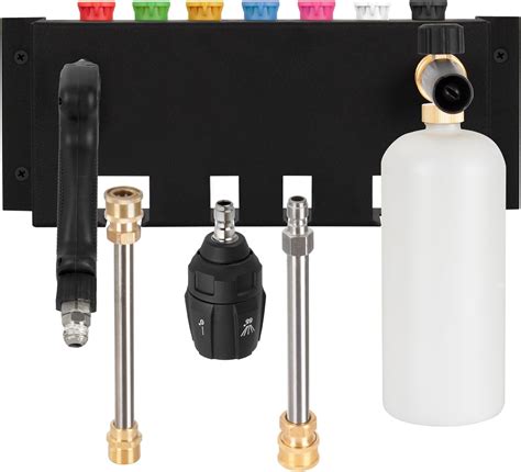 Taotazon Pressure Washer Holder 7 Holes Storage Rack Wall
