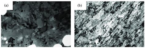 Microstructure Comparison Of Two Materials After Stretching At 700 °c Download Scientific