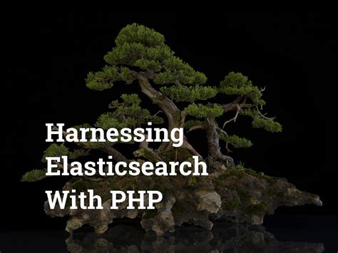 harnessing elasticsearch with php speaker deck