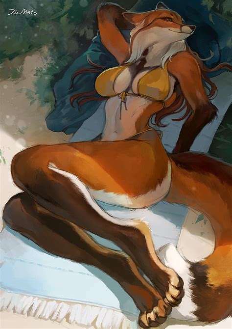 Rule 34 1girls Big Breasts Bikini Breasts Brown Fur Canine Canine