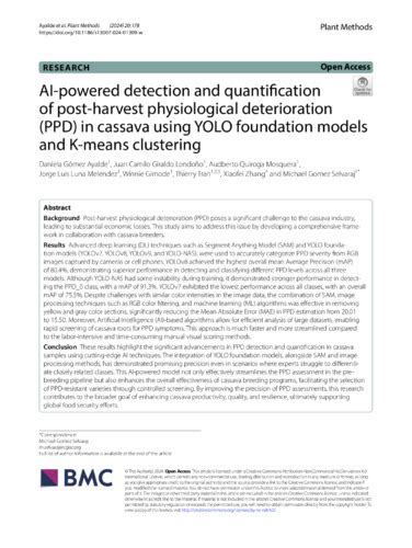 Ai Powered Detection And Quantification Of Post Harvest Physiological Deterioration Ppd In