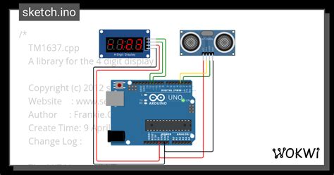 Waterclock Tm1637 Diagnostic Wokwi Esp32 Stm32 Arduino Simulator