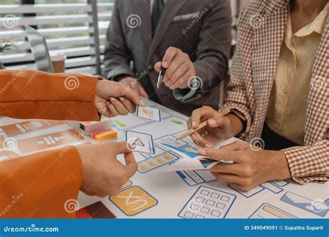 Process Of Creating An Interface For A Mobile App User Interface And