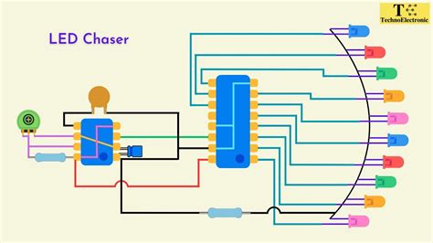 How To Make Led Chaser Circuit Knight Rider Led Circuit Youtube