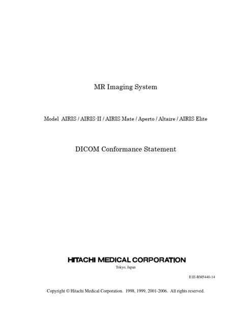 dicom conformance statement pdf databases computing