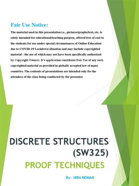 Lec 7 10 Proof Techniques Pdf Mathematical Proof Theorem