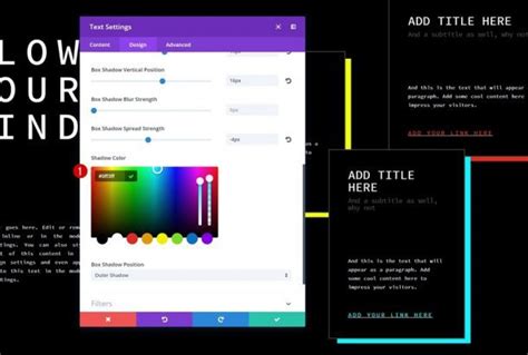 using divi s text module to create block elements in your divi page design