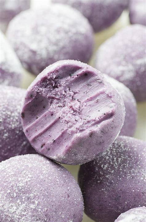 White Chocolate Blueberry Truffles A No Bake Blueberry Truffle Recipe