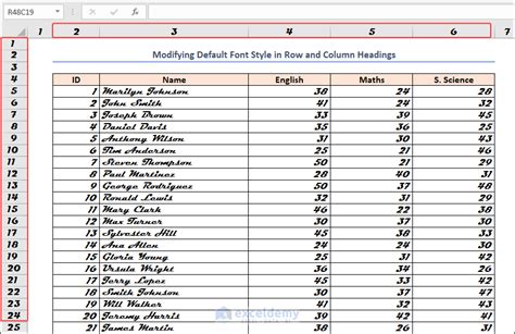 Excel Row And Column Headings A Guide Exceldemy