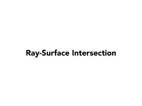 cs184 284a lecture 9 ray tracing and acceleration structures