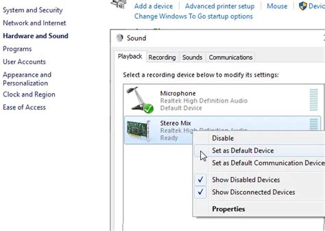Stereo Mix Not Working Or Picking Audio In Windows 11