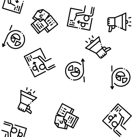 Scrum Agile Seamless Pattern Vector Scrum Agile Collection Png And