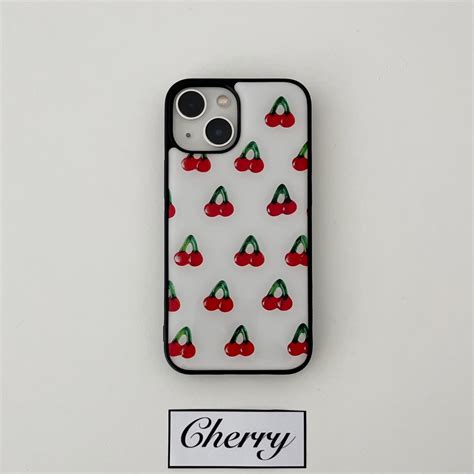 소우에이 Cherry Case 에폭시 범퍼케이스 위시버킷