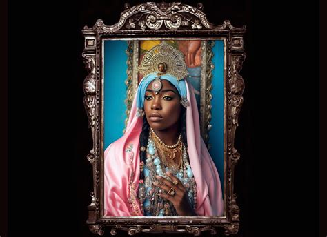 Erzulie Freda Voodoo Goddess Of Love Wall Art Voodoo Etsy