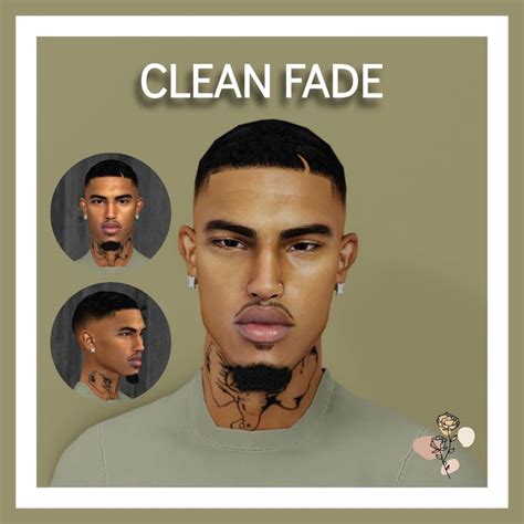 Clean Fade And Gervais Skin Khadijah551 Sims 4 Black Hair Sims 4
