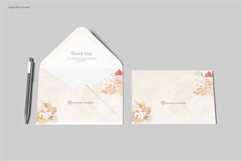 봉투 모형 프리미엄 Psd 파일