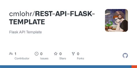 Github Cmlohrrest Api Flask Template Flask Api Template
