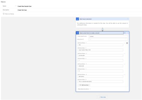 Dynamics 365 Customer Service Macros Create New Case With Predefined