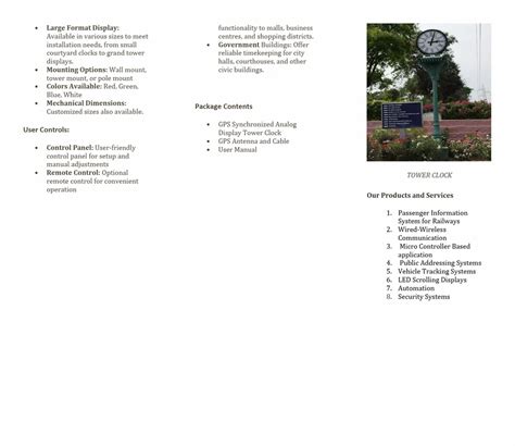 Black Mild Steel Gps Synchronised Analog Display Tower Clock At ₹ 98000 Piece In Hyderabad