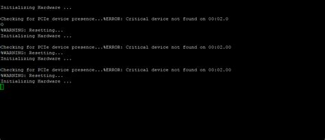 Solved Cisco 4321 Boot Error Checking For PCIe Device Presence ERROR Critical Device Not