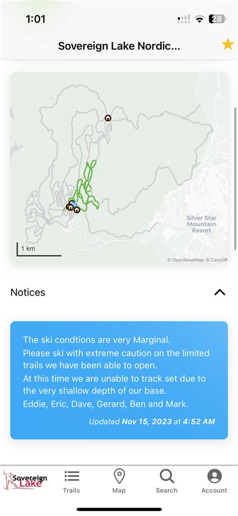 Nordic Pulse App Based Cross Country Ski Grooming Report System