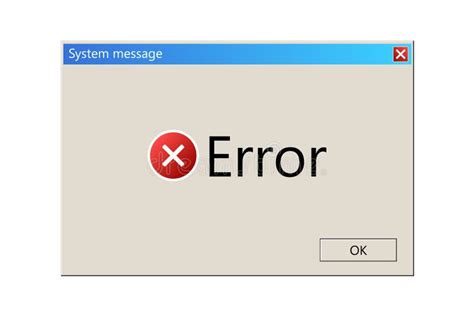 Creative Vector Illustration Of Operating System Message Template