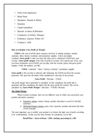 Types Of Apparel Costing PDF