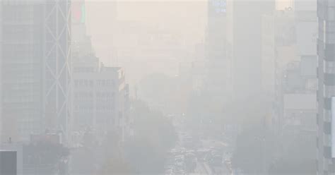 밖에 나가니 목이 칼칼전국 덮은 미세먼지 이유는