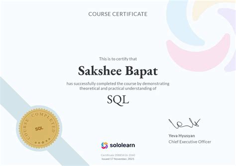 Sakshee B On Linkedin Sololearn Sql Learningeveryday Learning