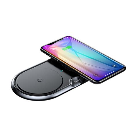 Baseus Dual Wireless Charger WXSJK 01 Black Penguin Com Bd