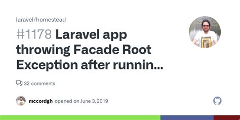 Laravel App Throwing Facade Root Exception After Running Vagrant Reload Issue Laravel