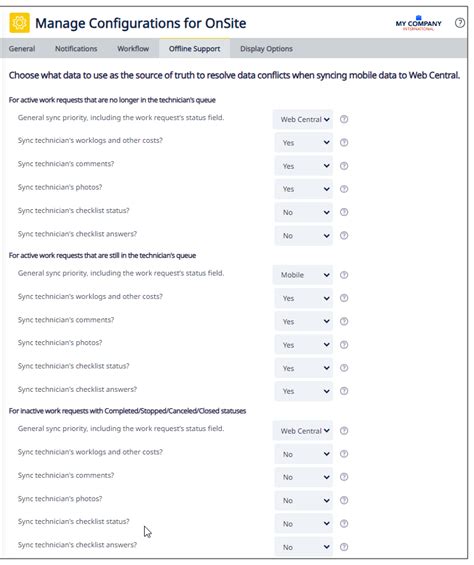 Configure Offline Support