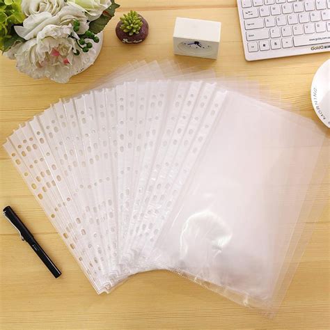 Hc 3304 Super Clear New Packing Lucky Star Sp235 A4 Size 11 Holes Protector Sheet 100pcs