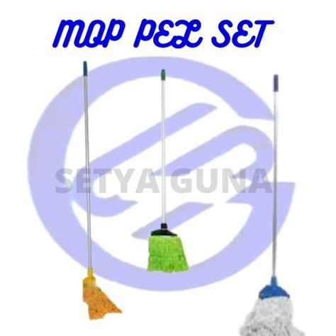 Jual Mop Pel Set Komplit Kain Shopee Indonesia