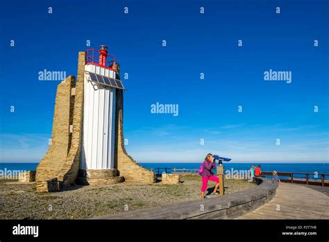 France Pyrénées Orientales Côte Vermeille Cerbère Le Phare Du Cap