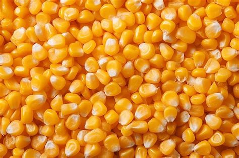 Premium Ai Image Sweet Corn As Background Close Up Whole Grain Of Corn With Ai Generated