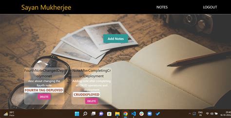 Github Intriguedsayan Full Stack Notetaking App The Notes App Full