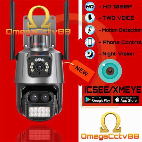 Promo Ip Cam Cctv App Icsee 12mp 4k Wifi Ptz Camera Outdoor Zoom Dual
