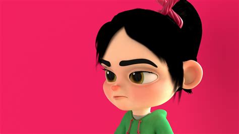 Vanellope Character From Wreck It Ralph 3d Turbosquid 2073902