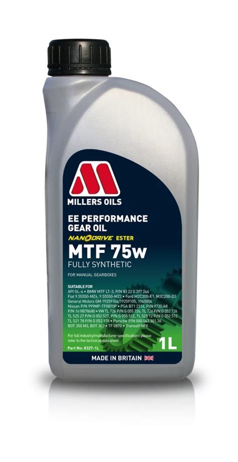 EE PERFORMANCE MTF 75w | Millers Oils