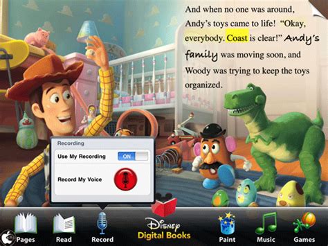 音声読み上げ機能付きipad用トイ・ストーリー絵本アプリ「toy Story Read Along」を試す Ipad App Store