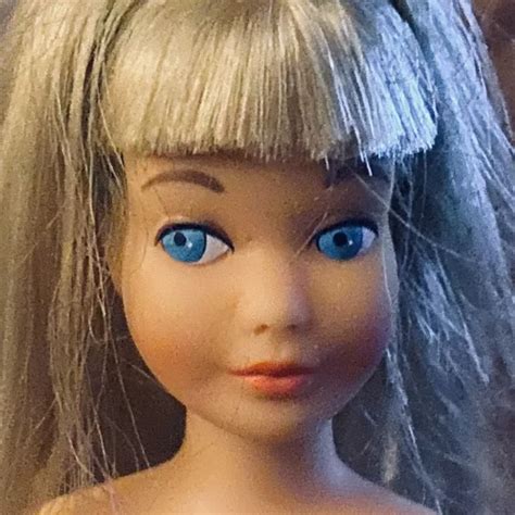 Vintage Mattel Blonde Haired Skipper Doll Naked Made In Japan